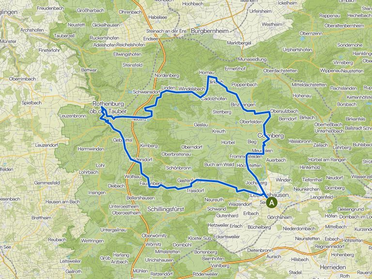 Leutershausen Rothenburg ob der Tauber | Fahrradtour | Komoot